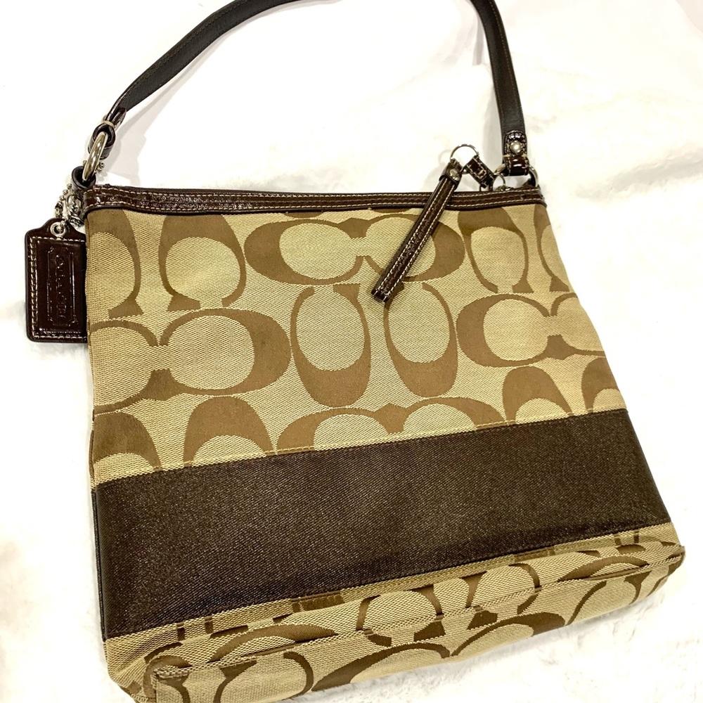 Authentic Coach Brown Handbag - Gem